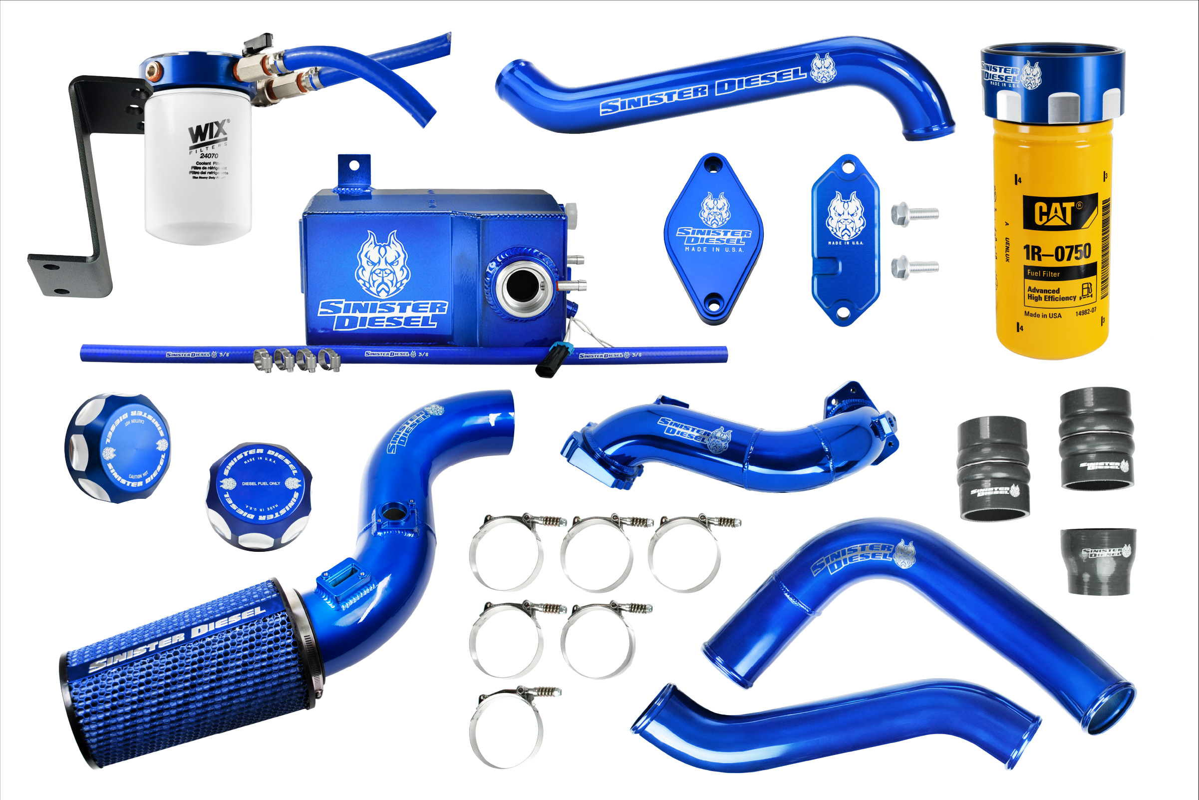 Sinister Diesel Complete Blue Kit for Duramax 6.6 LML